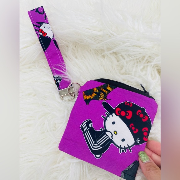 Bags | New Handmade Hello Kitty Wristlet | Poshmark